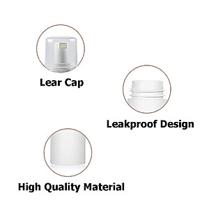 150ml White Empty Plastic Foam Pump Bottles, Soap Pump Dispenser Bottles for Travel Bathroom Kitchen Sink Countertop (3Pcs)