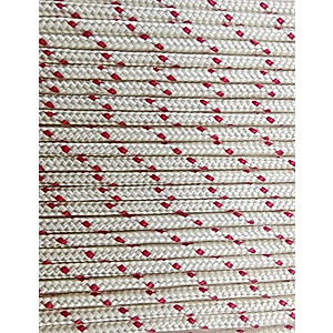 YAMAKATO Pull Start Cord Rope 9/64 inch 3.5mm Recoil Starter String for STHIL Poulan Husqvarna Sears Echo Craftsman Ryobi Honda Chainsaw Lawn Mower Weed Eater Trimmer Edger Leaf Blower 40 Feet #4-1/2