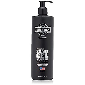 AGADIR MEN Invisible Shave Gel, 16 fl. oz.
