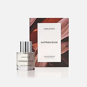 Lake & Skye Saffron Dusk Eau de Parfum Spray, Long Lasting Fragrance, 1.7 fl oz (50 ml) - Floral, Woody, Musky Scent.