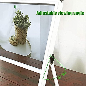 YXCKG Screen Magnifier Amplifier 2021 Newest Version, 3D 21 Inch Screen Magnifier for Laptop, Magnifying Glass for Reading, 3X Magnifier/Magnifying Sheet Fresnel Lens (Color : White)