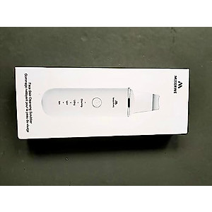 Skin Scrubber Face Skin Spatula Facial Scrubber Spatula for Deep Cleansing Blackhead Remover Pore Cleaner with 4 Modes (White)