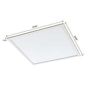SYLVANIA SMART Zigbee Edge Lit LED Edge Lit Panel, 100W Equivalent, Efficient 32W, Dimmable, 3200 Lumens, White - 1 Pack (74746)