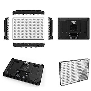 Aputure Amaran P60X Video Panel Light,Color Temperature 3200K-6500K,60w CRI95+/TLCI 97+,5070lux@1m,with Softbox,Support App
