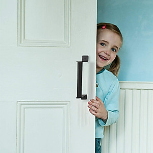 Supkiir Barn Door Handles, Supkiir Black Gate Handle Set (Pack of 2), Door Pull Handle for Sliding Barn Door Gate Cabinet Closet Drawer Garage Shed, Screws Included