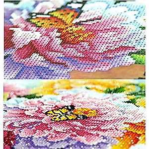 Full Drill Beautiful Guardian Angel Girl Square Diamond Painting by Number Kits for Praying Girl Adults Crystal Rhinestone Cross Stitch Beautiful Pictures for Wall Decor Gift 30x40cm/11.8x15.8inch