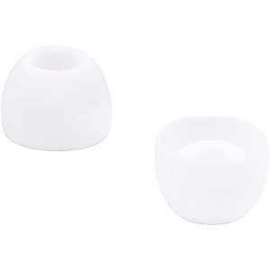 ALXCD Eartips Compatible with Skullcandy Sesh Evo Indy Evo Earbuds, SML 3 Sizes 6 Pair Soft Silicone Replacement Ear Tips Gel Cushion, Replacement for Skullcandy Earbuds Sesh Evo Indy Evo, White