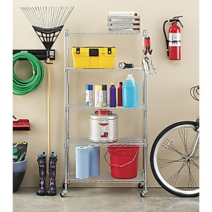 Whitmor 6056-3528 Cart, Chrome