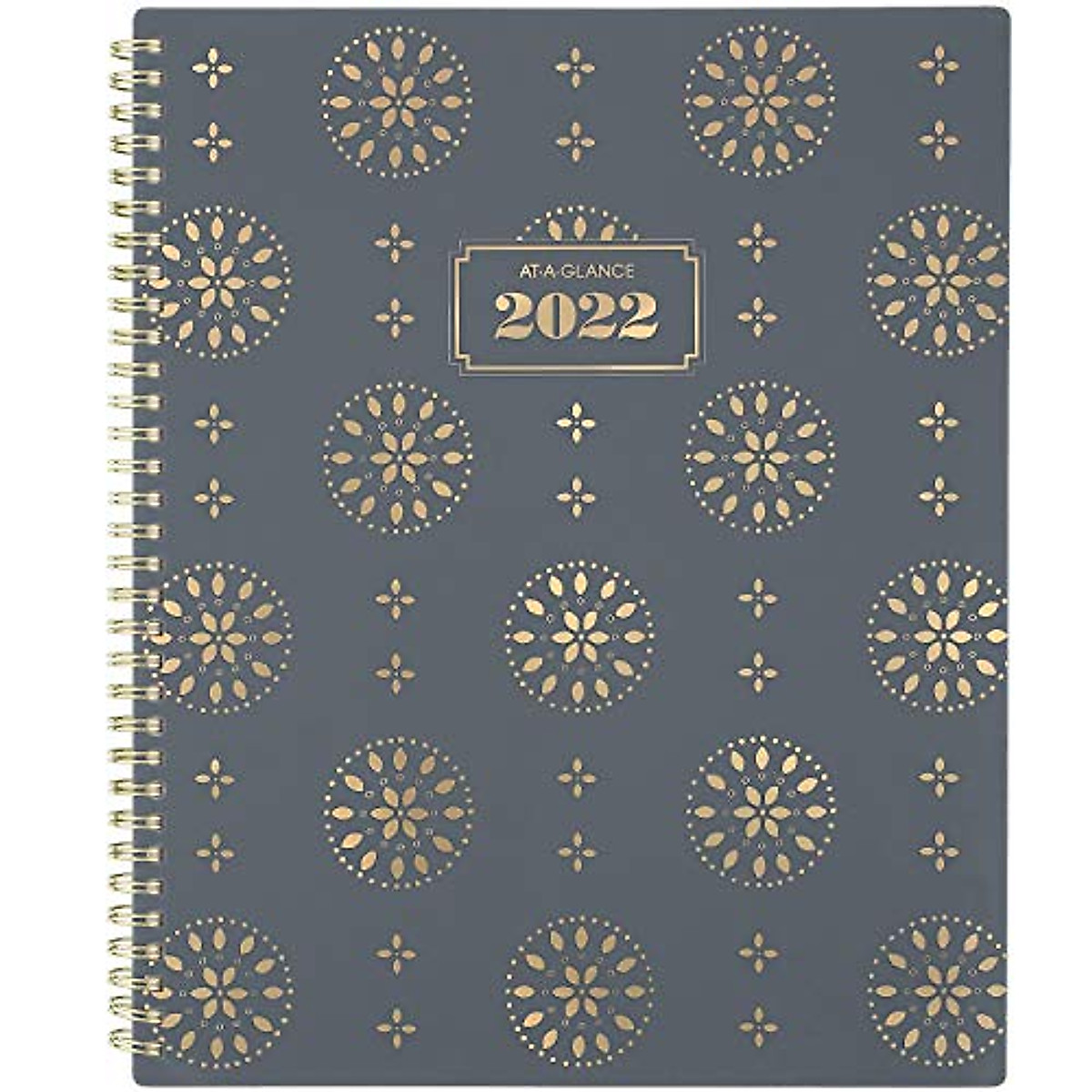 2022 Weekly & Monthly Planner by AT-A-GLANCE, 8-1/2" x 11", Large, BADGE Medallion (1565M-905)