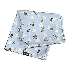 Milk Snob Disney Pixar Toy Story Baby Boy and Girl Swaddle Blanket, Soft Receiving, Security Bed and Play Blanket, Toddler and Infant Baby Bedding Registry and Shower Gifts, Newborn Essentials, 35x35