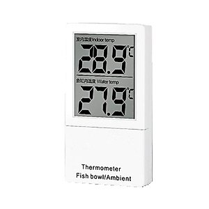 Generic Waterproof LCD Digital Thermometer Aquarium Electronic Precision Fish Tank Temperature Measuring Tool Temperature Sensor, white
