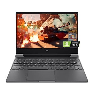 HP 2022 Victus 15 Gaming Laptop, 15.6" FHD 144Hz Micro-Edge Display, AMD Ryzen 7 5800H(up to 4.4GHz), Nvidia RTX 3050Ti (32GB RAM | 1TB SSD)
