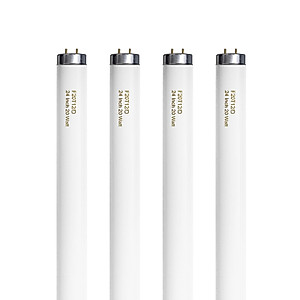 Konideke T12 Fluorescent Tube Light Bulb 20 Watt Daylight, F20T12/D Replacement for 79042 F20T12/SUN/ECO F20T12/D/ECO 273284 F20T12/D/ALTO 1100 Lumen G13 Base 24 24 Inch 4 Count