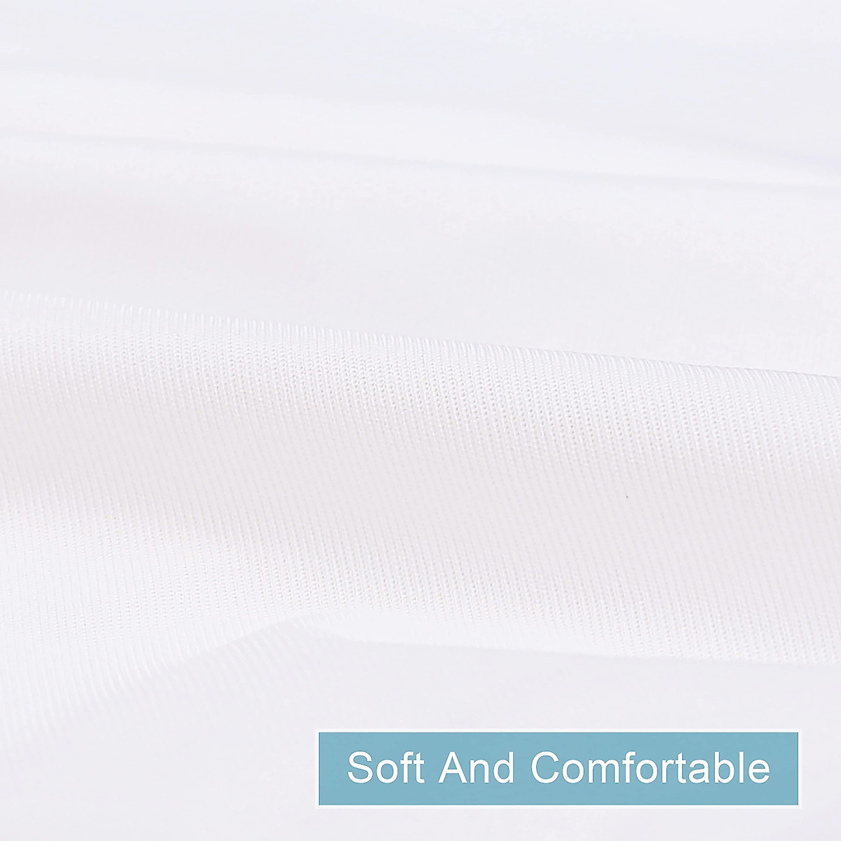 NTBAY 4 Pack Zippered Waterproof King Pillow Protectors, Super Soft Quiet Zip Pillow Protectors, 20x36 Inches Jersey Pure White Waterproof Pillow Cases Covers