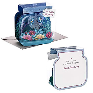 Hallmark Paper Wonder Displayable Pop Up Anniversary Card (Still Glowing)