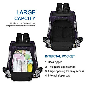 ALAZA Ethnic Elephant Head Backpack Purse with Adjustable Straps for Woman Ladies