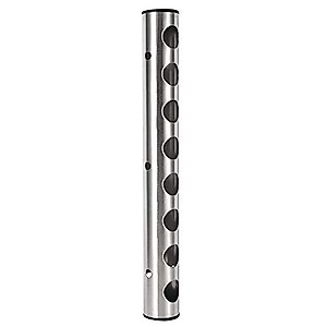 Wall Bottle Holder, Stainless Steel Wall Mounted Vertical Wine Holder Rack for Household Bar Supplies(Silver 8 Holes) Older Red Wine Bottle (stainless steel 8 holes)