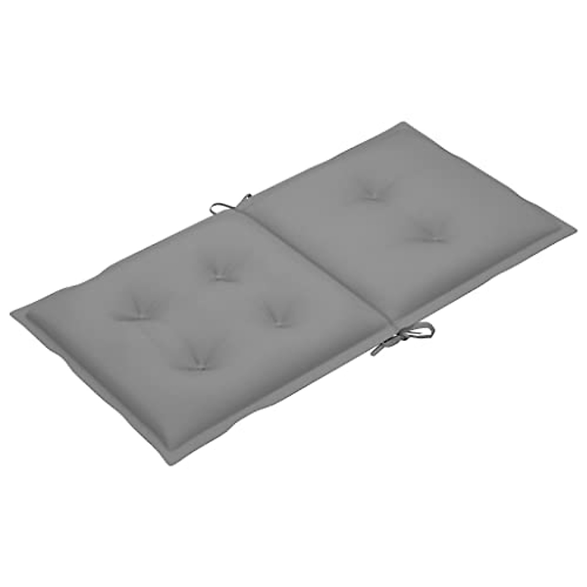 QZZCED Garden Chair Cushions 4 pcs,Chair Pads for Dining Chairs,Dorm Chair Pads,Outdoor Couch Cushions Replacement,Lawn Chair Cushions,for Living Room Sofa Balcony Outdoor,Gray 39.4"x19.7"x2.8"