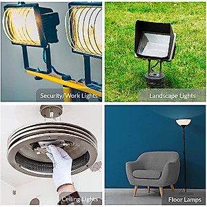 AHEVO J Type 150 Watt 78 mm Q150 T3/78mm (3.07 Inches) 120 Volt R7S Base Halogen