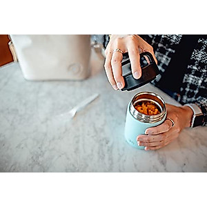 Simple Modern Food Jar Thermos for Hot Food | Reusable Stainless Steel Vacuum Insulated Leak Proof Lunch Storage for Smoothie Bowl, Soup, Oatmeal | Provision Collection | 12oz | Minnie Mouse Rainbows