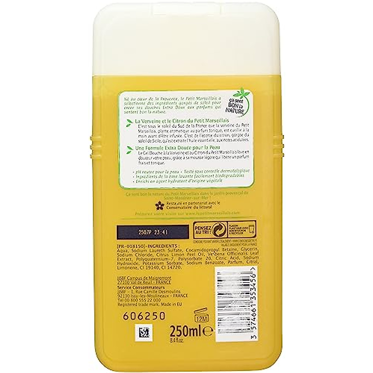 Le Petit Marseillais Verbena and Lemon Shower Gel - 250 ml