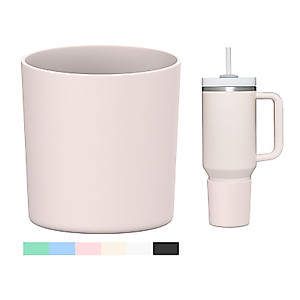 WUQID Higher Silicone Boot Compatible with Stanley Quencher H2.0 40oz 30oz 20oz & IceFlow Flip 30oz 20oz,Fit Same Diameter 20oz-40oz Tumbler Cups Anti-Slip Bottle Bottom Sleeve Cover