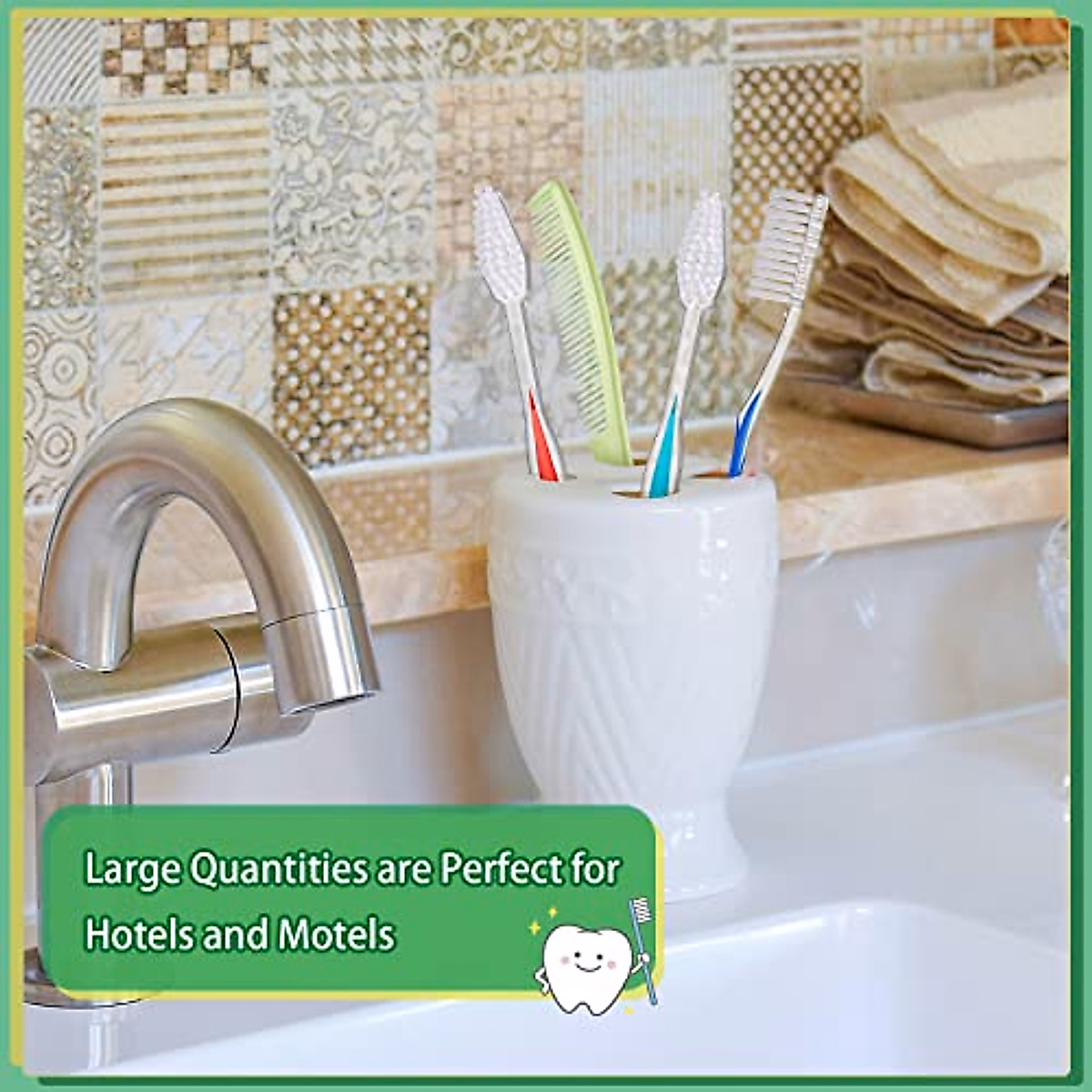 200 Pcs Bulk Disposable Toothbrushes and Comb for Homeless Individually Wrapped Toothbrushes Soft Bristle Manual Toothbrushes Travel Hair Combs for Adults Kid Hotel Shelter Nursing Home Charity Church