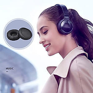 Aiivioll Replaceable Foam Headphone Cover Compatible with Tune 500(T500BT), Tune 450(T450), Tune600BTNC, TUNE510 (T510BT) Wireless Headphone (Wrinkled Leather Print, Black)