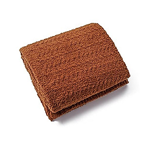 Waffle Knit Throw Blanket Super Soft Warm Blanket for Couch Lightweight Blanket for Bed Sofa 50x60 Rust