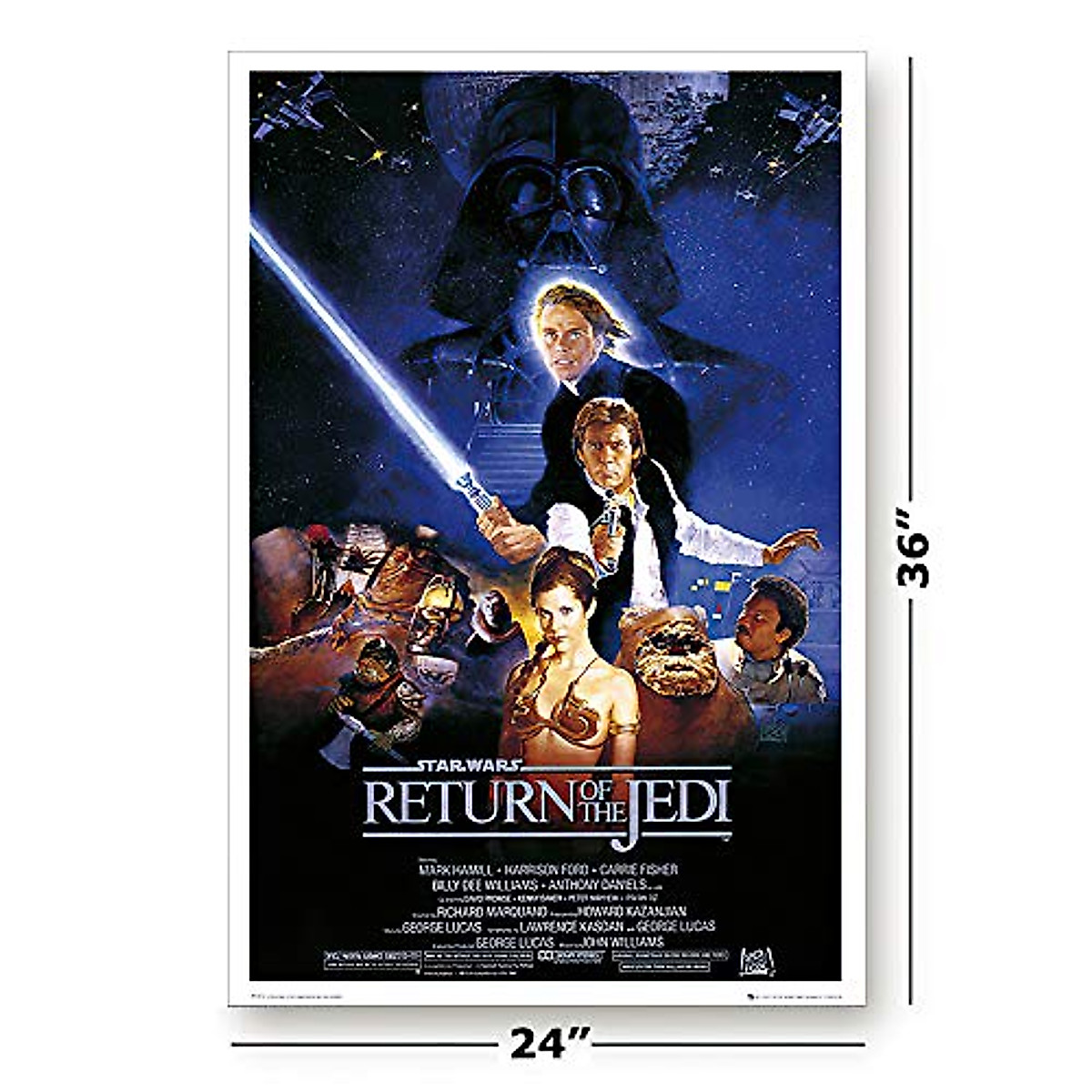 Star Wars Original Trilogy Classics Posters, 3 Full Size Posters, size each 24x36