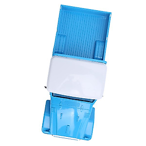 Dilwe RC Car Body Shell, Fernbedienung Pickup Karosserie DIY Modifikation Komponenten for MN45 1:12 RC Crawler, RC Car Body RC Accessories Spare Parts(Blue)