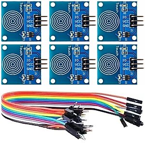 WWZMDiB 6Pcs TTP223B Digital Capacitive Touch Sensor Switch Module DC 2~5.5V for Arduino Raspberry Pi DIY