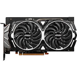 MSI Radeon RX 6600 Armor 8G Gaming Graphics Card - AMD RX 6600, GPU 2044/2491 MHz, 8000MB DDR6 Memory