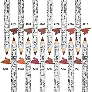 NICEFACE Lip Liner Pencil Set,12 Color Matt Smooth Waterproof lip pencil set lip pencil set, Natural Long Lasting Makeup Lip Liners