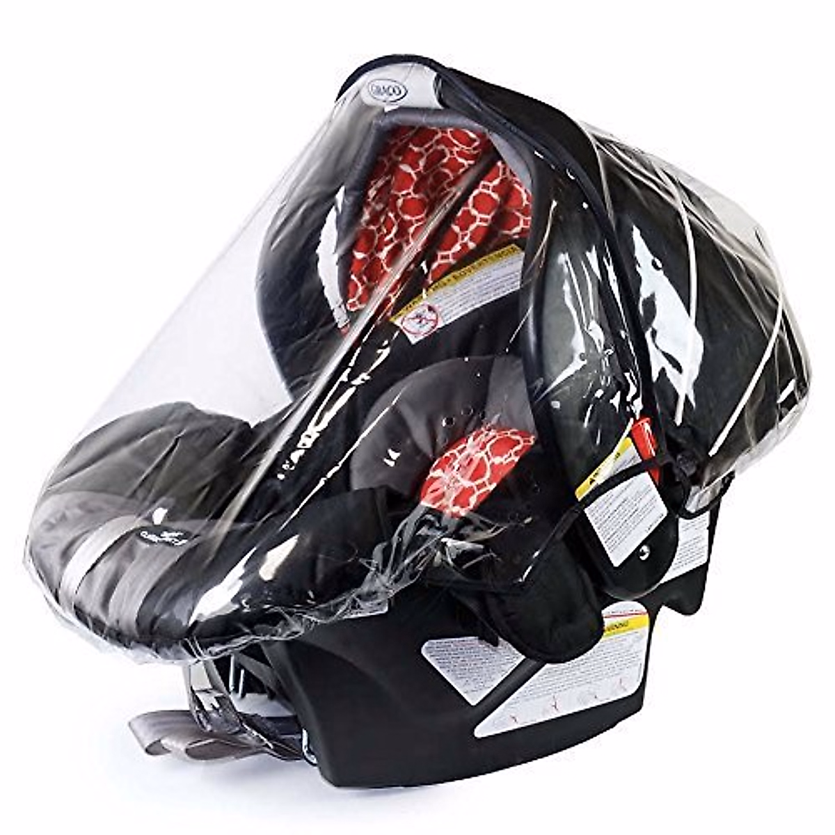 Rainbow Design Infant Carrier Car Seat Rain & Weather Plastic Shield Cover