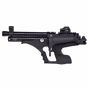 Hatsan Sortie Tact Semi-Auto PCP Synthetic .25 Cal Air Pistol with Wearable4U 100x Paper Targets and 150x .25cal Pellets Bundle