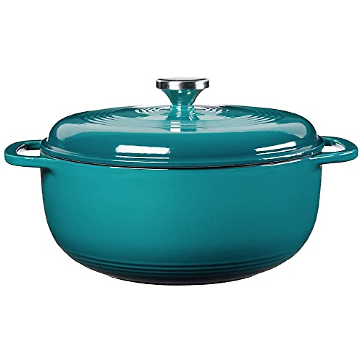 Lodge EC6D38 Enameled Cast Iron Dutch Oven, 6-Quart, Lagoon