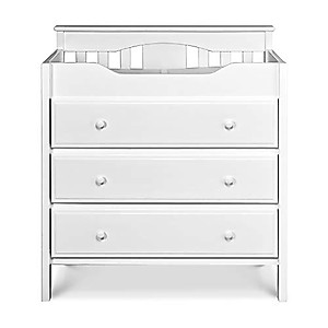 DaVinci Jayden 3-Drawer Changer Dresser in White, Greenguard Gold Certified