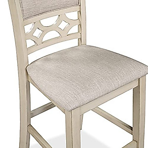 New Classic Furniture Mitchell Dining Room Table, Bisque/Brown