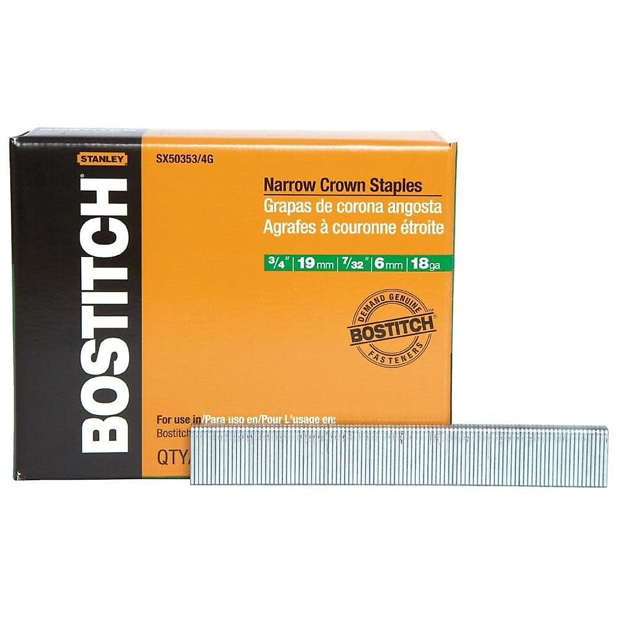 Bostitch Stanley SX50353/4G 3/4" Galvanized Staples 5,000 Count