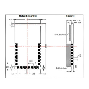 Taidacent UWB DWM1000 Positioning UWB Positioning Module Ultra Wideband Indoor Positioning Module Ultra Wideband Location