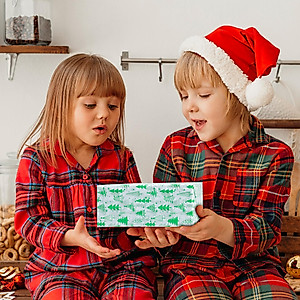 BLEWINDZ 100 Sheets Christmas Tissue Paper for Gift Wrapping Bags, 20'' x 20'' Christmas Sparkle Metallic Gift Wrapping Paper Bulk for Xmas Birthday Holiday Decor (10 Patterns)