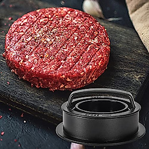 Hamburger Press Patty Maker, Burger Press, 3 in 1 Non-Stick Meat Beef Veggie Hamburger Patty Mold, Kitchen Gadgets to Make Patty for Stuffed Burgers Slider BBQ Barbecue Grilling