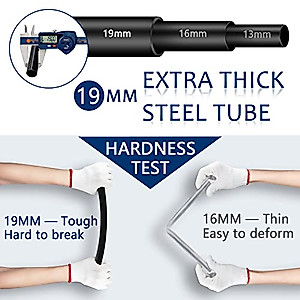 LOKEME Portable Closet, 61-Inch Portable Wardrobe with 3 Hanging Rods and 6 Storage Shelves, Non-Woven Fabric, Stable and Easy Assembly Grey Portable Closets for Hanging Clothes with Side Pockets