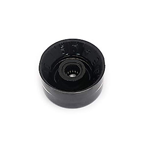 Metallor Electric Guitar Top Hat Knobs Speed Volume Tone Control Knobs Compatible with Les Paul LP Style Electric Guitar Parts Replacement Set of 4Pcs Black.