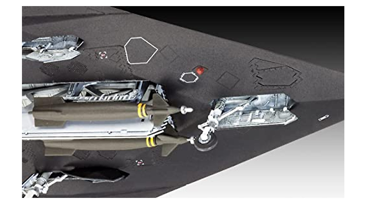 Revell F-117A Nighthawk Model Kit - Stealth Fighter 1:72 Scale