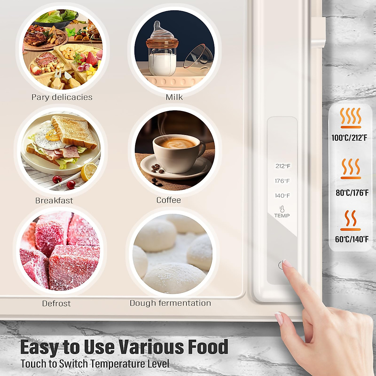 Food Warmer Electric Warming Tray: Silicone Electric Heating Tray for Buffets Party - Hot Plates to Keep Food Warm Men Portable Kitchen Serving Warming Mat Gifts for Women