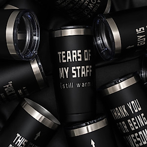 ARIABLE Tears of My Staff - Christmas Gifts for Boss from Employee - Best Gift Ideas for World Best Boss Ever, Assistant, Men, Birthday, Principal, Bosses Day, Office