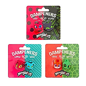 ZAG STORE - Miraculous Ladybug -Tennis Racket Dampeners Tikki & Plagg