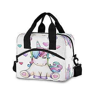 Lunch Bag for Kids Dream Unicorn Insulated Cooler Lunch Box Large Capacity Lunch Organizer for Boys Girls